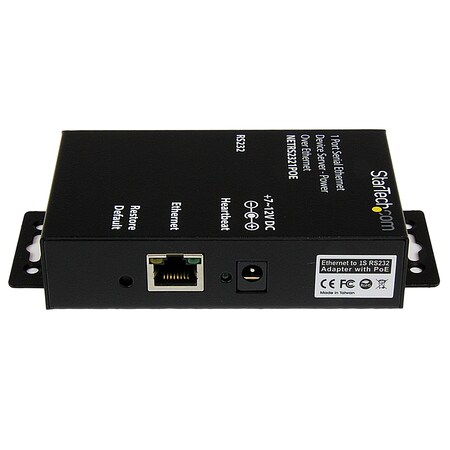 Startech.Com 1 Port Serial Ethernet Device Server - Power Over Ethernet NETRS2321POE | Zoro